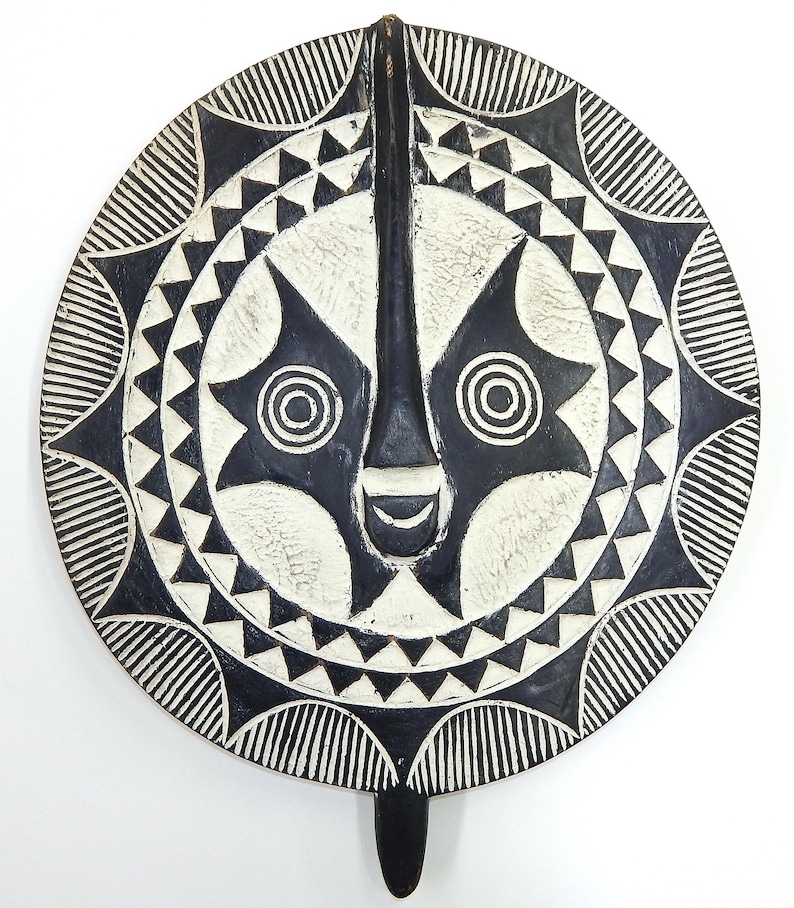 Bobo Tribe Sun Shield, African Wall Art, 21" Diameter - Etsy