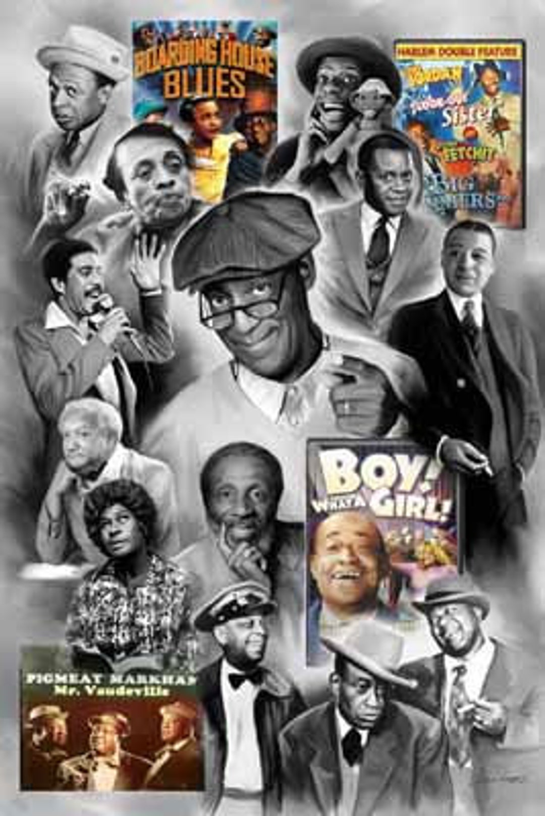 Legends of Comedy by Wishum Gregory, Black People Art, Black Family Art ...