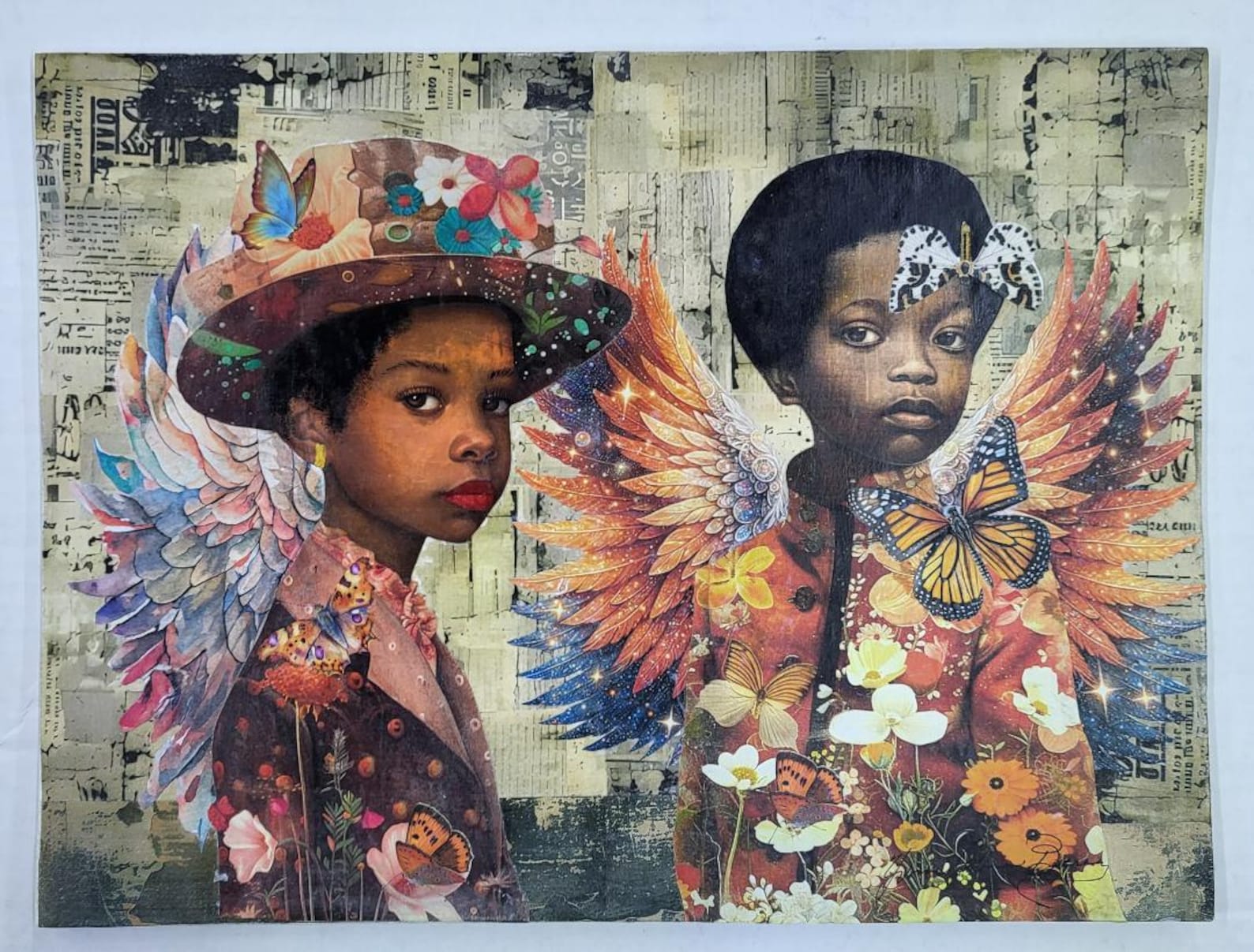 Collage Art Yvonne Coleman Burney, Black People Gift, Art by Black ...