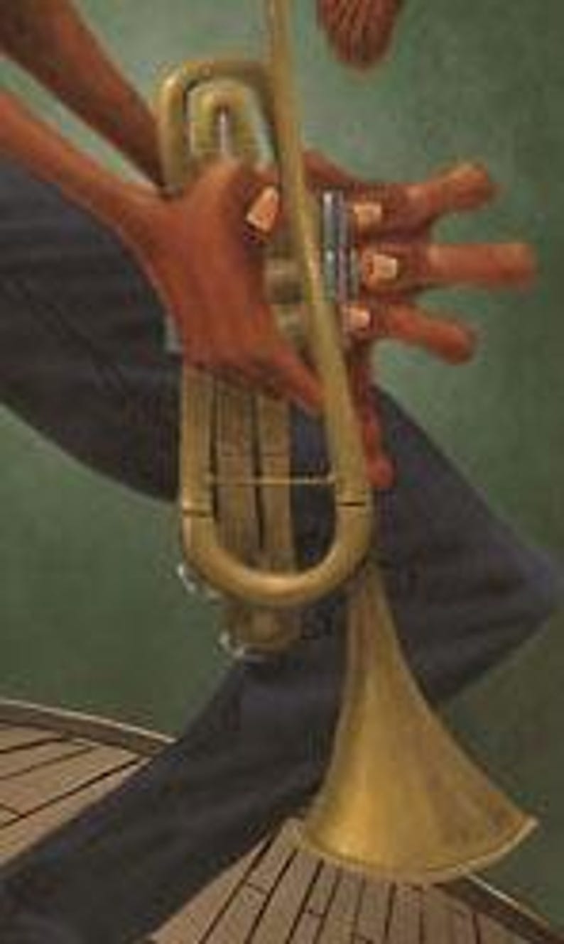 MR. BRASS by David Garibaldi, Music Art, Music Lover Gift, African ...