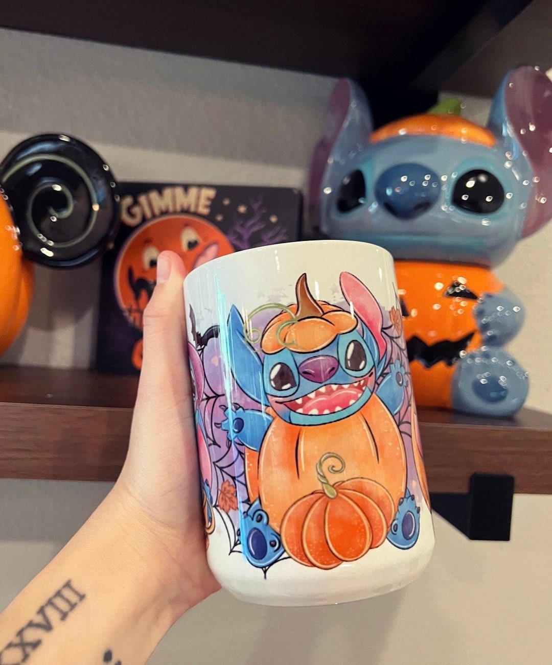 Ohana Blue Alien Halloween Coffee Mug | Halloween Aesthetic | Stitch ...