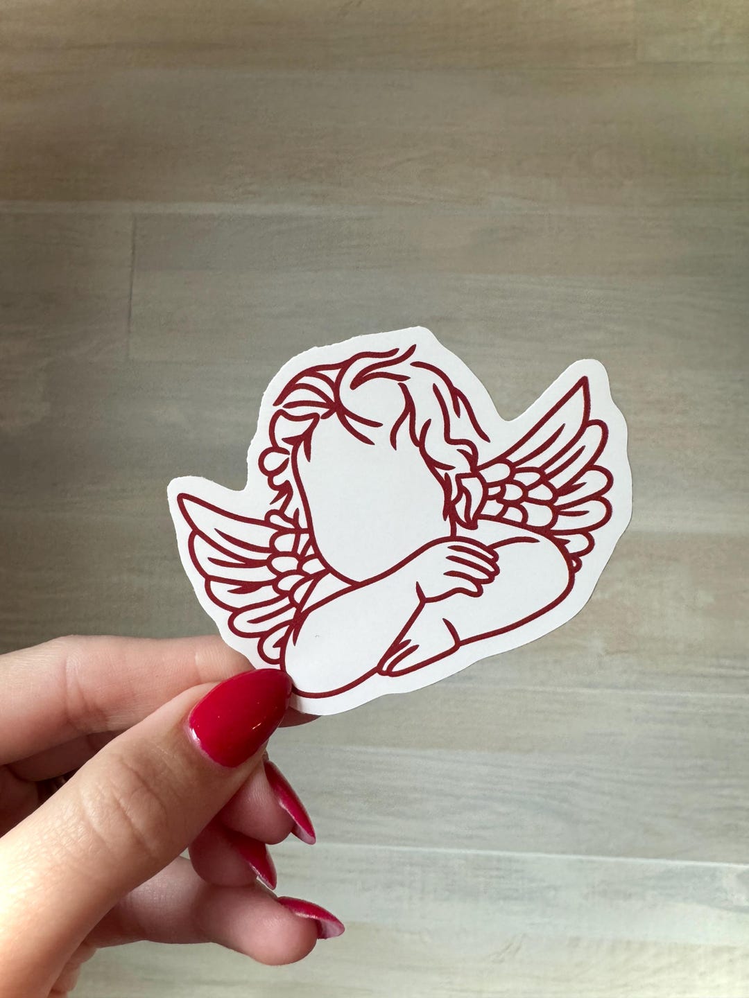 Angel Cherub Sticker, Kindle Sticker, Gifts for Her, Water Bottle ...