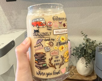 Gilmore Iced Coffee Glass Cup Gilmore Gift Beer Can Glass Cup Gifts for ...
