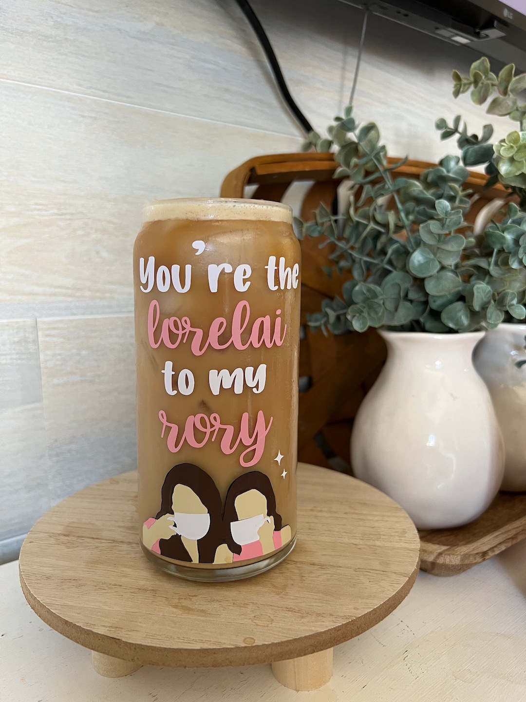 Gilmore Coffee Glass Youre the Lorelai to My Rory - Etsy