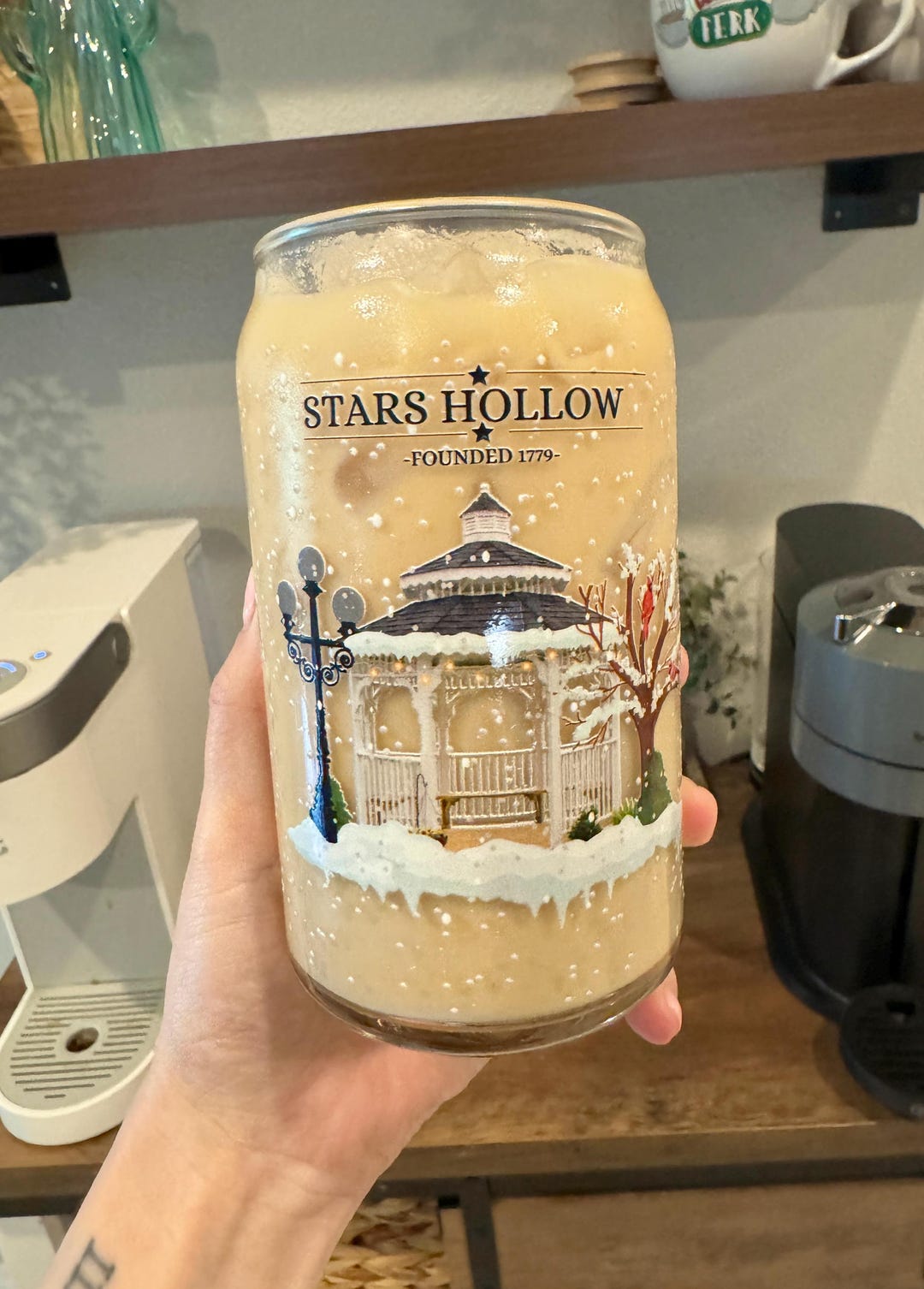 Gilmore Iced Coffee Glass Cup | Gilmore Gift | Beer Can Glass Cup ...