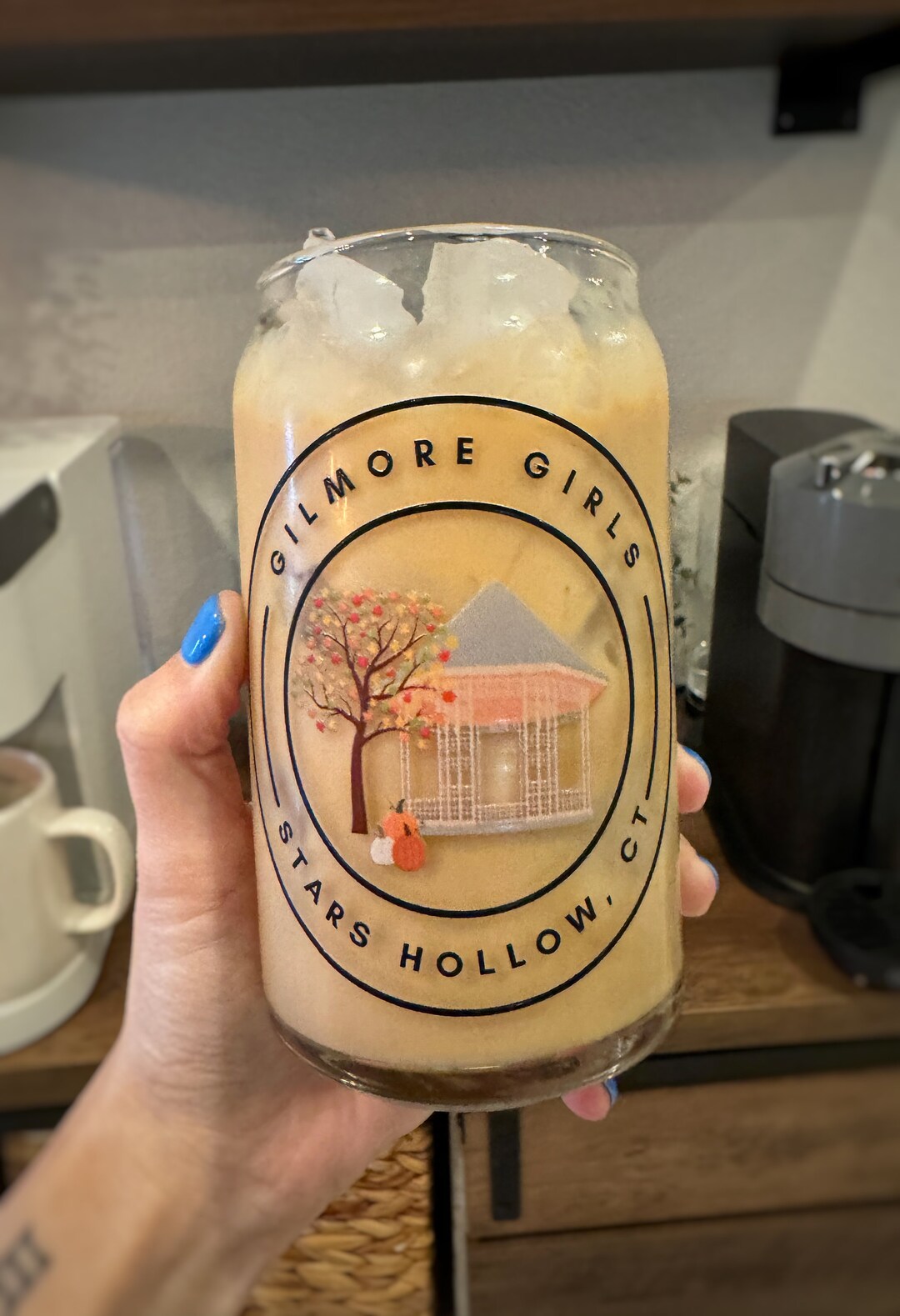 Gilmore Iced Coffee Glass Cup | Gilmore Gift | Beer Can Glass Cup ...