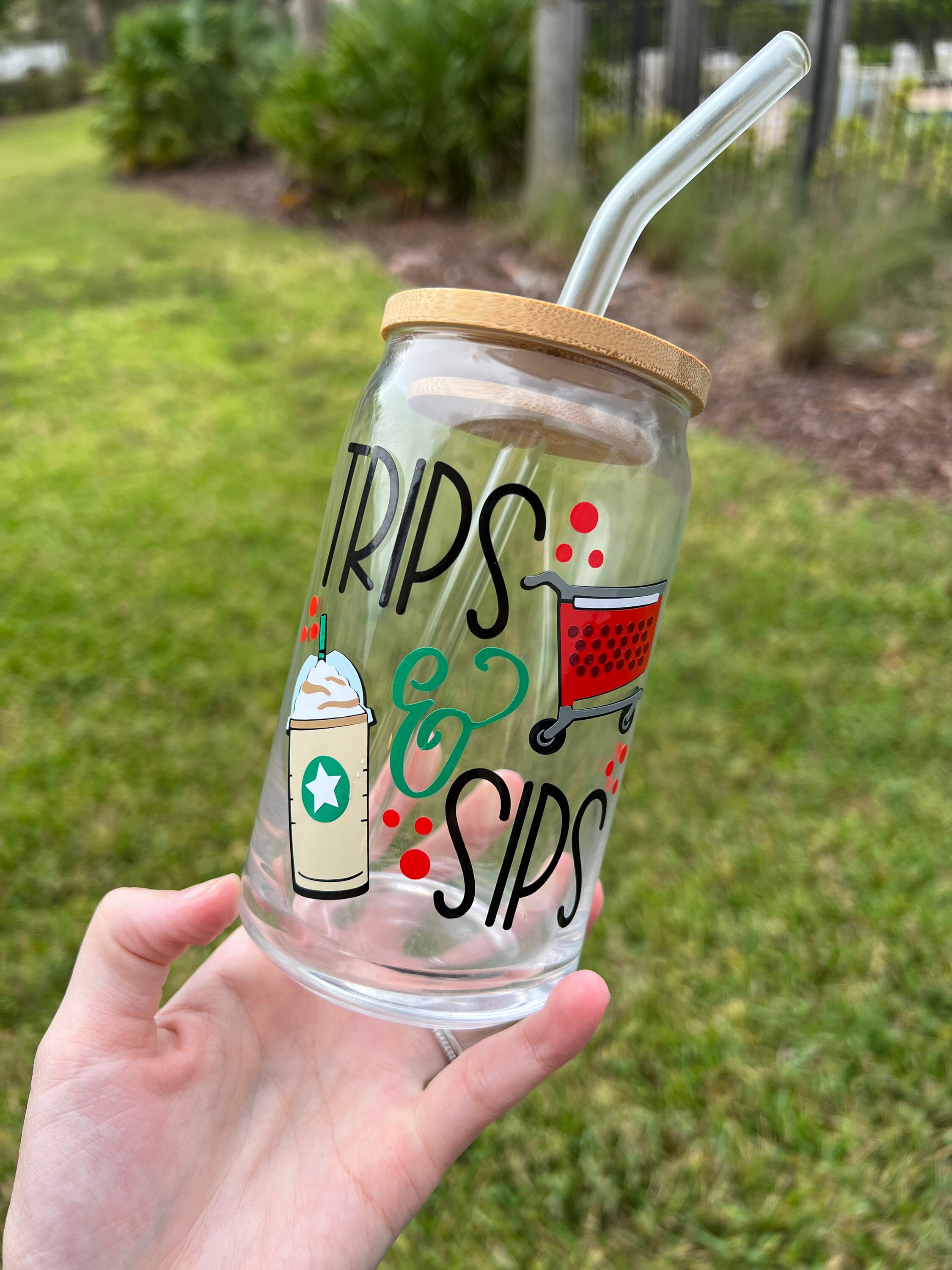 Target Inspired Gift Cup Target Lover Gift Sips and Trips - Etsy
