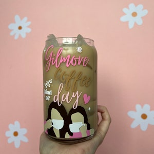 Gilmore Iced Coffee Glass Cup Gilmore Gifts Gift Beer Can - Etsy