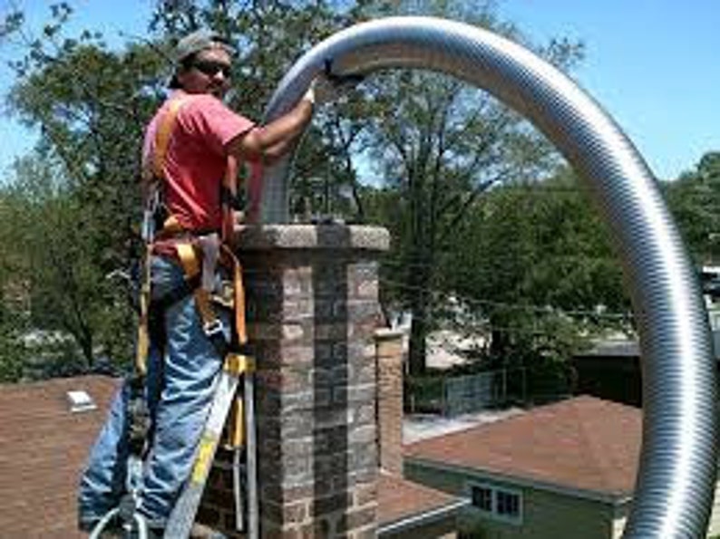 6" FLEX-ALL Single Ply Stainless Steel Chimney Liner Kits - Etsy