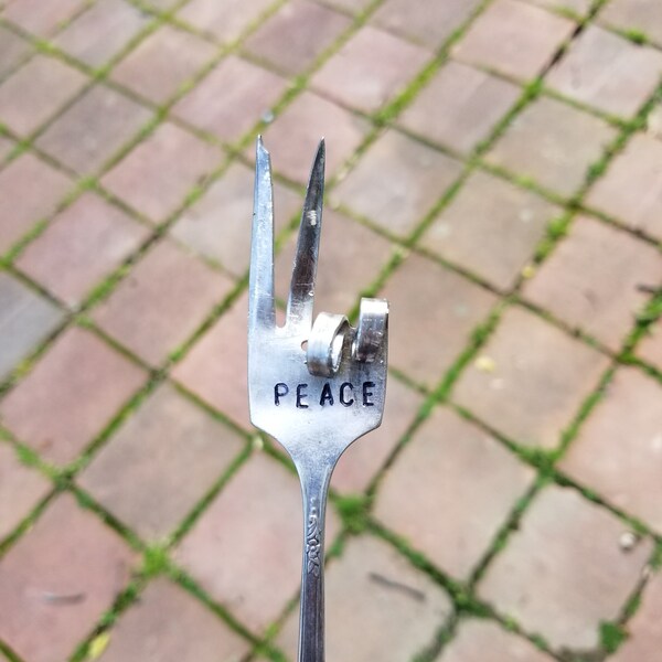 Peace Sign Silverware - Etsy