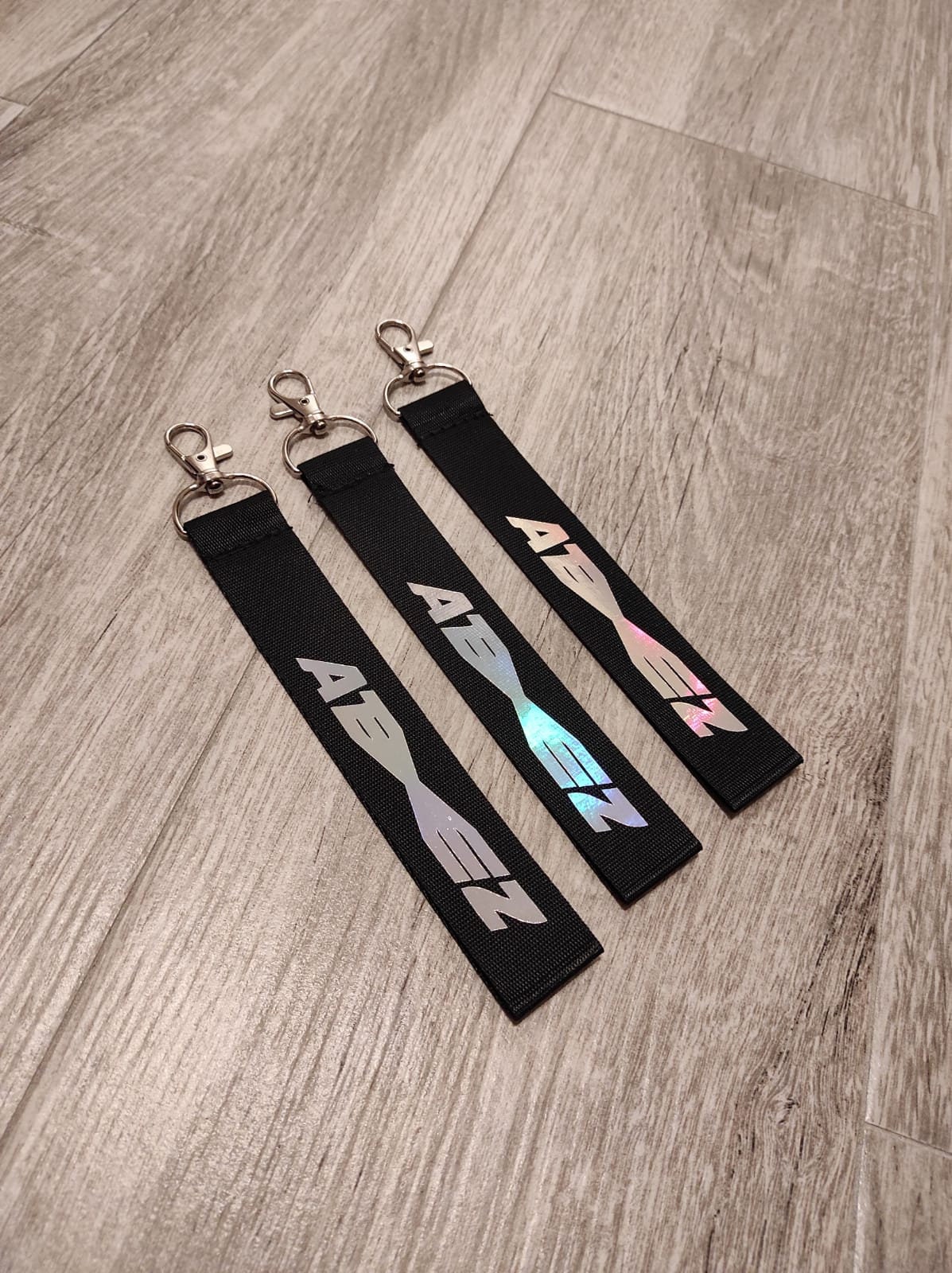 ATEEZ Strap Keychain K-pop Name Tag Holographic Nylon | Etsy