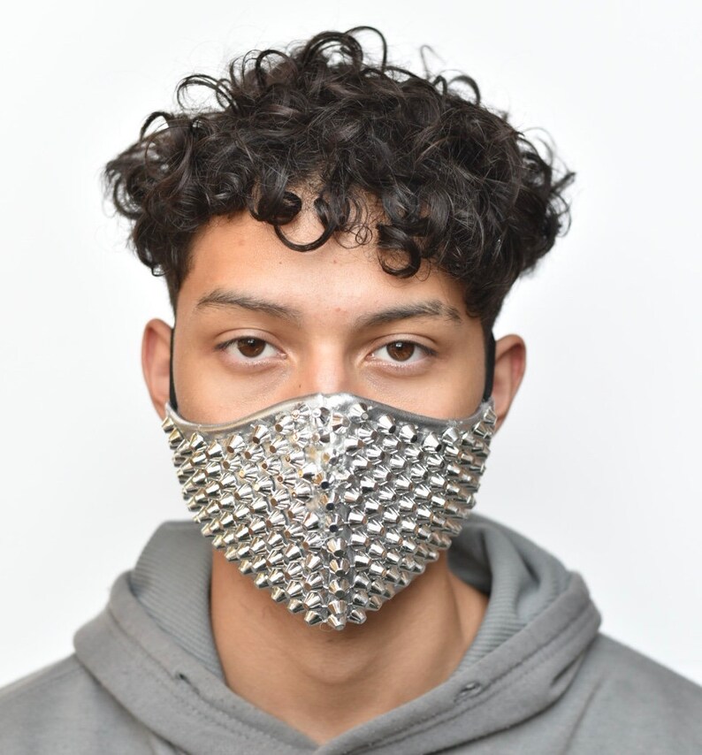 Gothic Studded Face Masks | Etsy