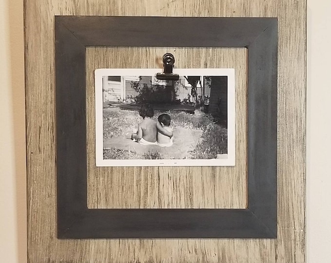 Shiplap Style Rustic Clip Frames, 8x10/5x7/4x6 Photo, Wall Decor ...