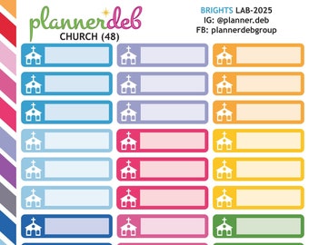 Church Planner Stickers Religious Stickers Erin Condren - Etsy