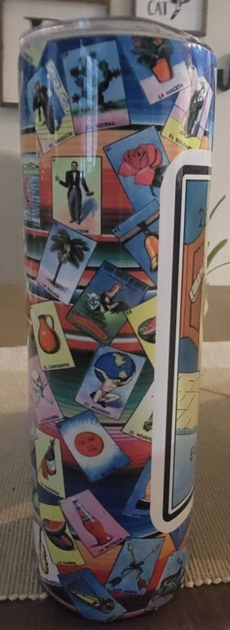 Loteria El Borracho Mexican Bingo Game 20oz or 30oz Tumbler - Etsy