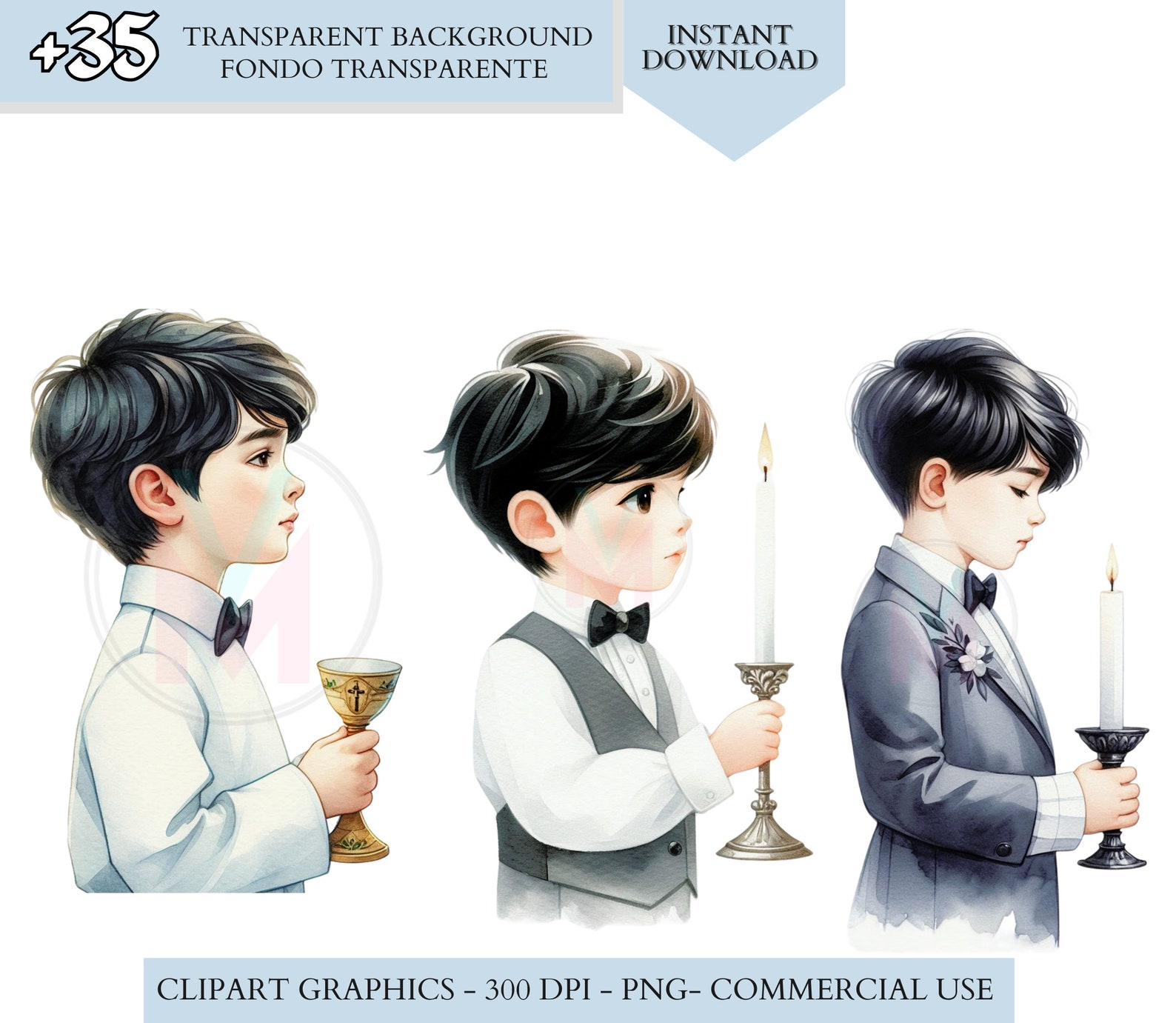 First Communion, Christian, Communion Clipart, PNG File Boys First ...