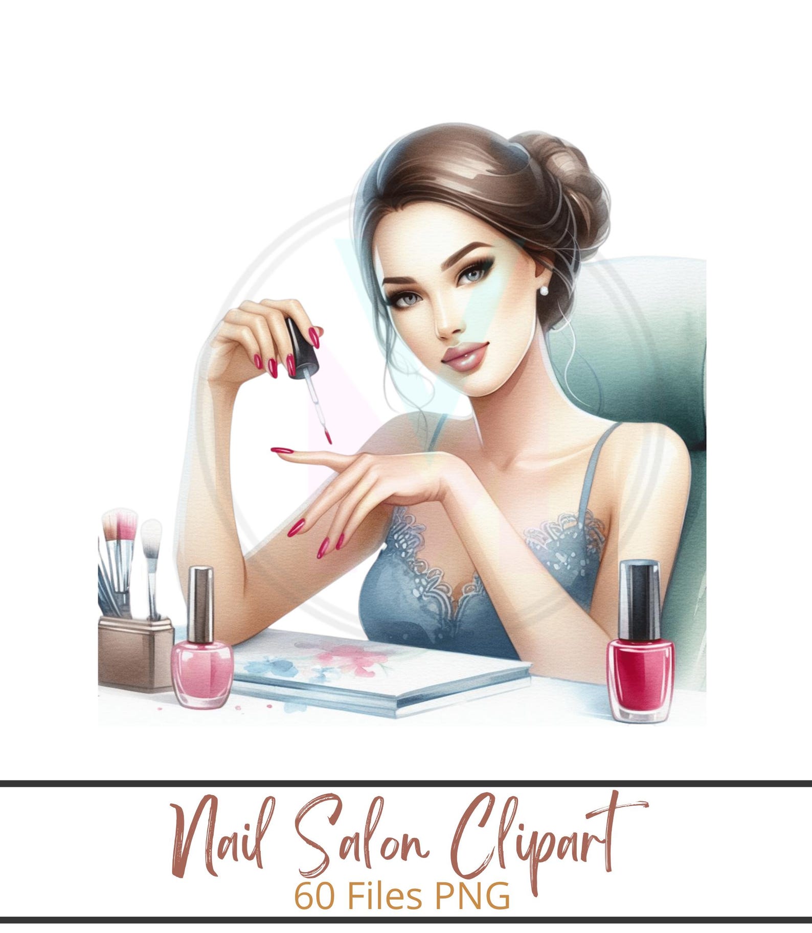 Nail Tech Clipart, 60 Nail Technician Clipart, Nail Salon PNG, Nail ...