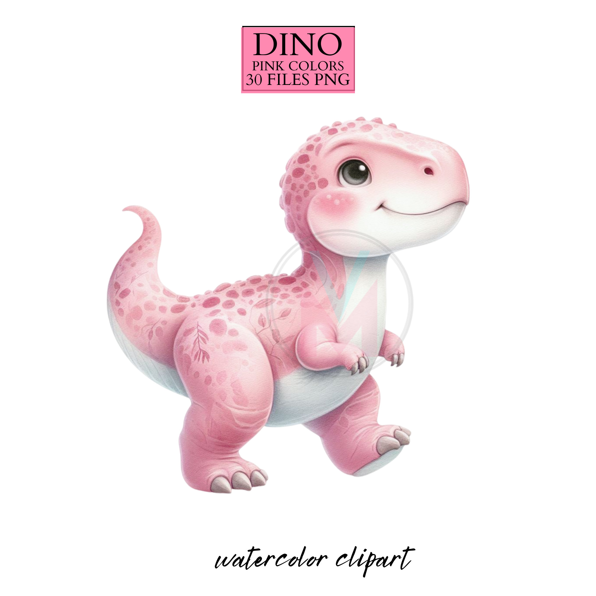 Dinosaur PINK Clipart-dinosaur Clipart-nursery Clipart PNG Dinosaur ...