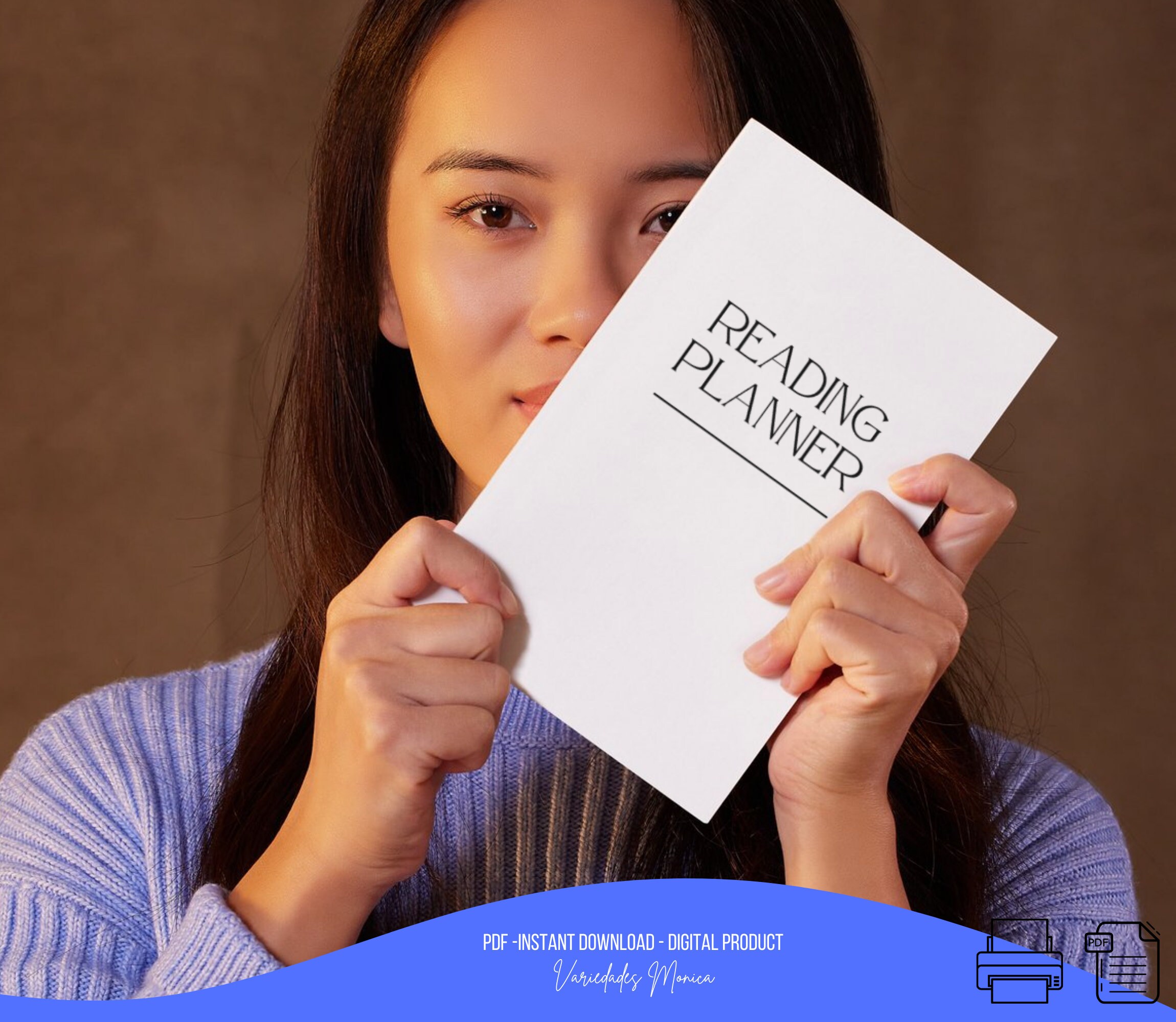 Reading Planner Bundle Printable Reading Journal, Reading Challenges ...