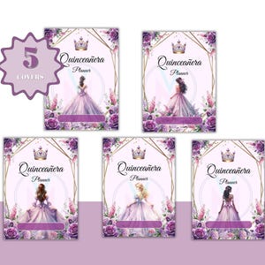Quinceañera Planner Lilac Quince Purple Planning Checklist Quinceañer ...