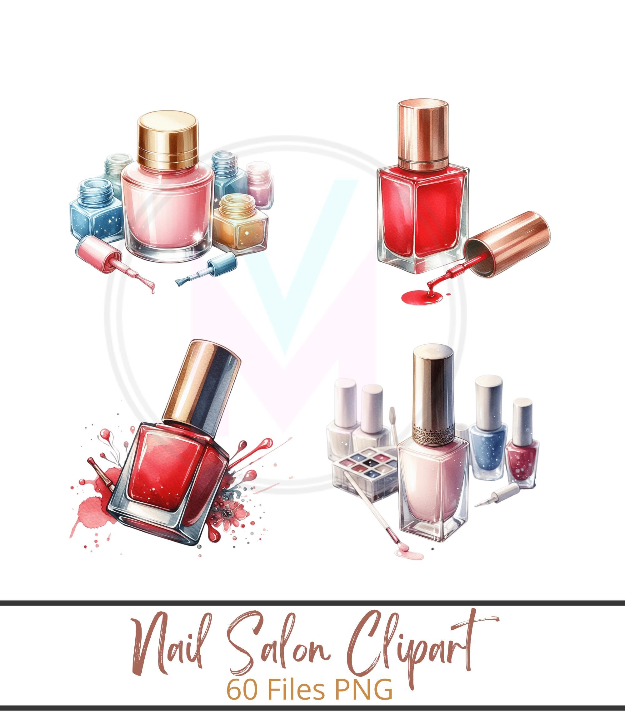 Nail Tech Clipart, 60 Nail Technician Clipart, Nail Salon PNG, Nail ...