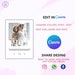 Mom Photo Frame, EDITABLE Mom Frame, Mom Print Photos, Canva Template ...