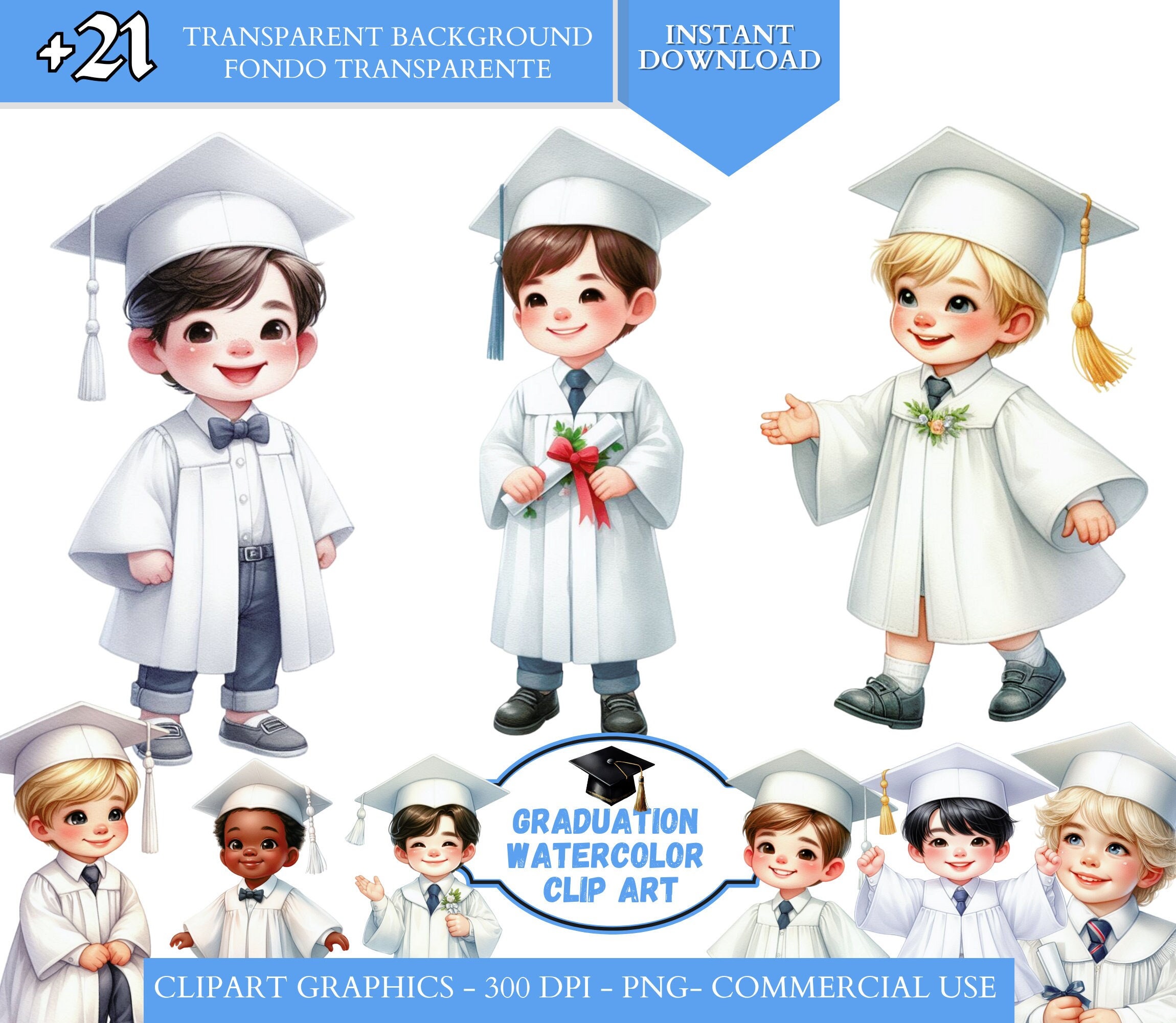 Graduation Cap Kids Clipart Graduation Cap White PNG Educational ...