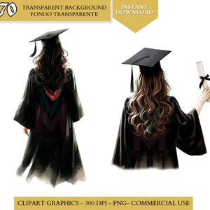 Watercolor Graduation Png, Graduation Cap, Graduation Clipart ...