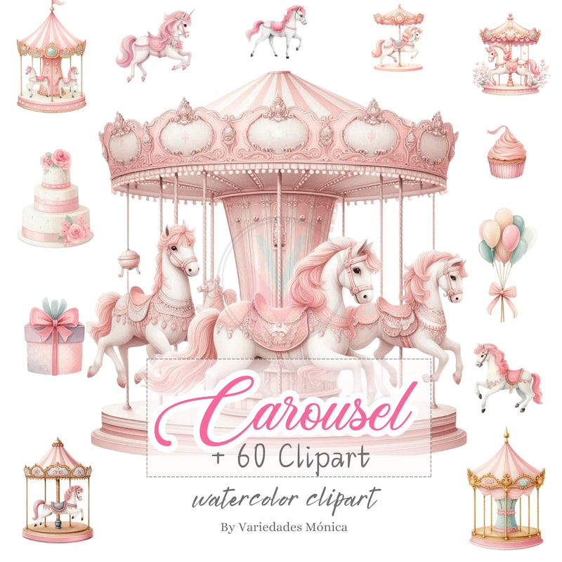 Birthday Carousel Decor - Etsy