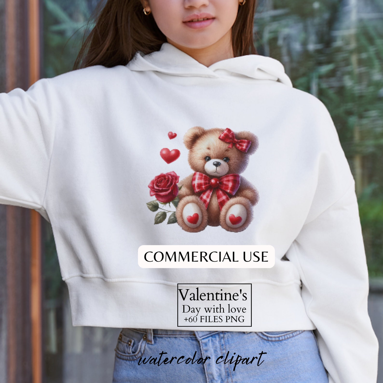 VALENTINE'S DAY Png-50 Files Png-teddy Bear Png-valentines Day Clipart ...