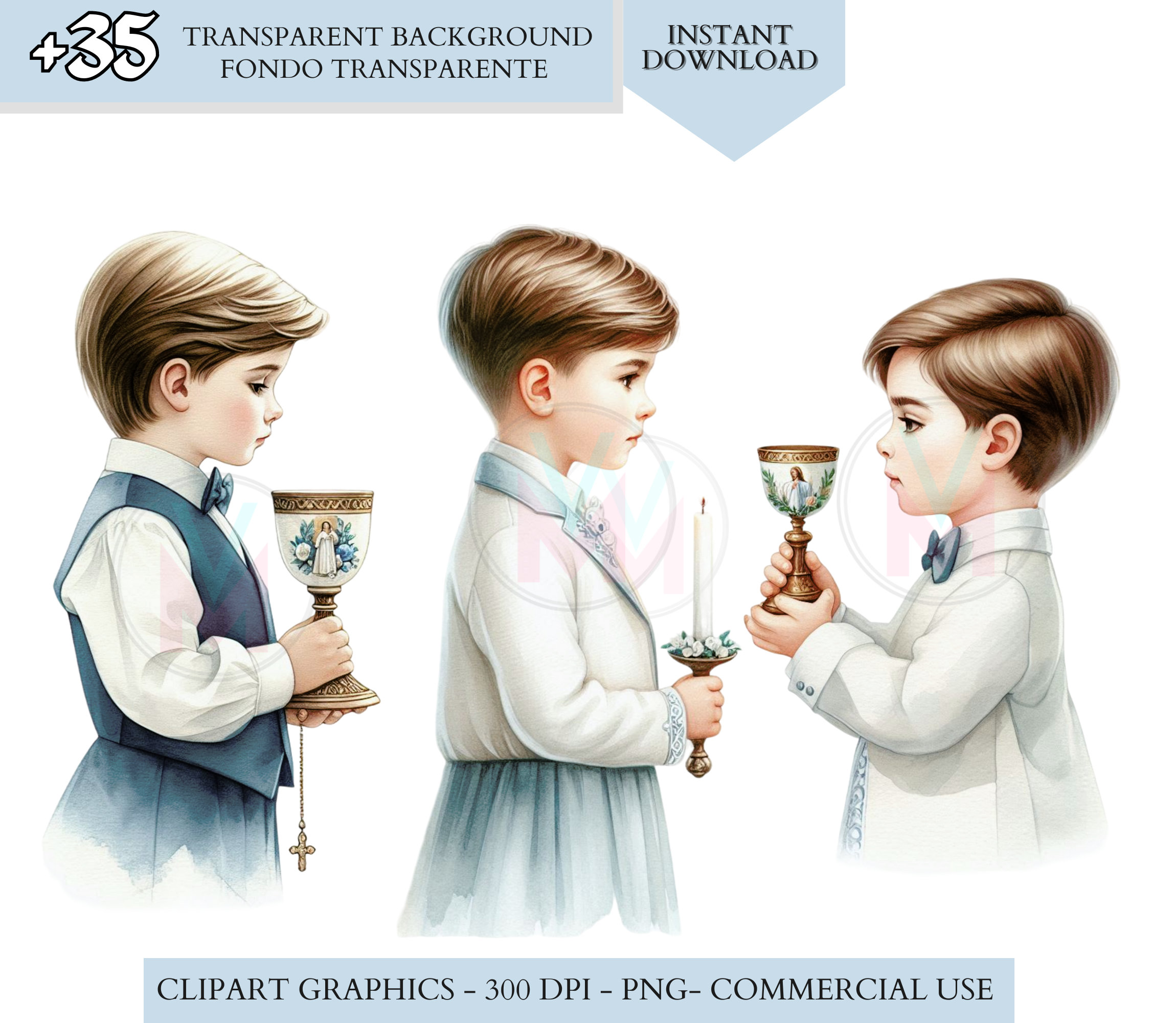 First Communion, Christian, Communion Clipart, PNG File Boys First ...