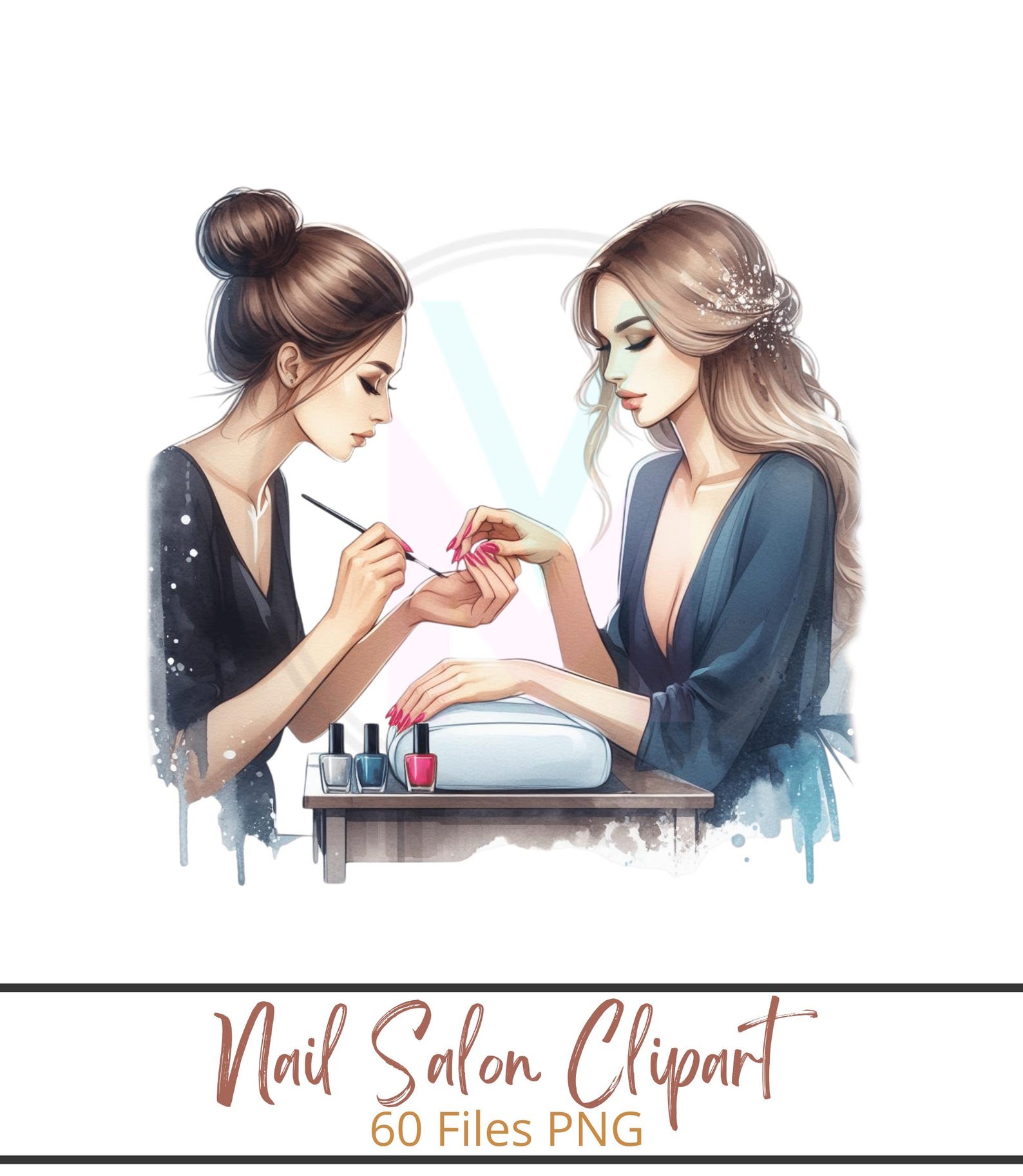 Nail Tech Clipart, 60 Nail Technician Clipart, Nail Salon PNG, Nail ...