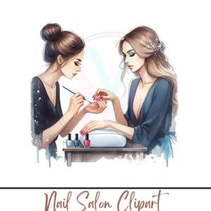 Nail Tech Clipart, 60 Nail Technician Clipart, Nail Salon PNG, Nail ...