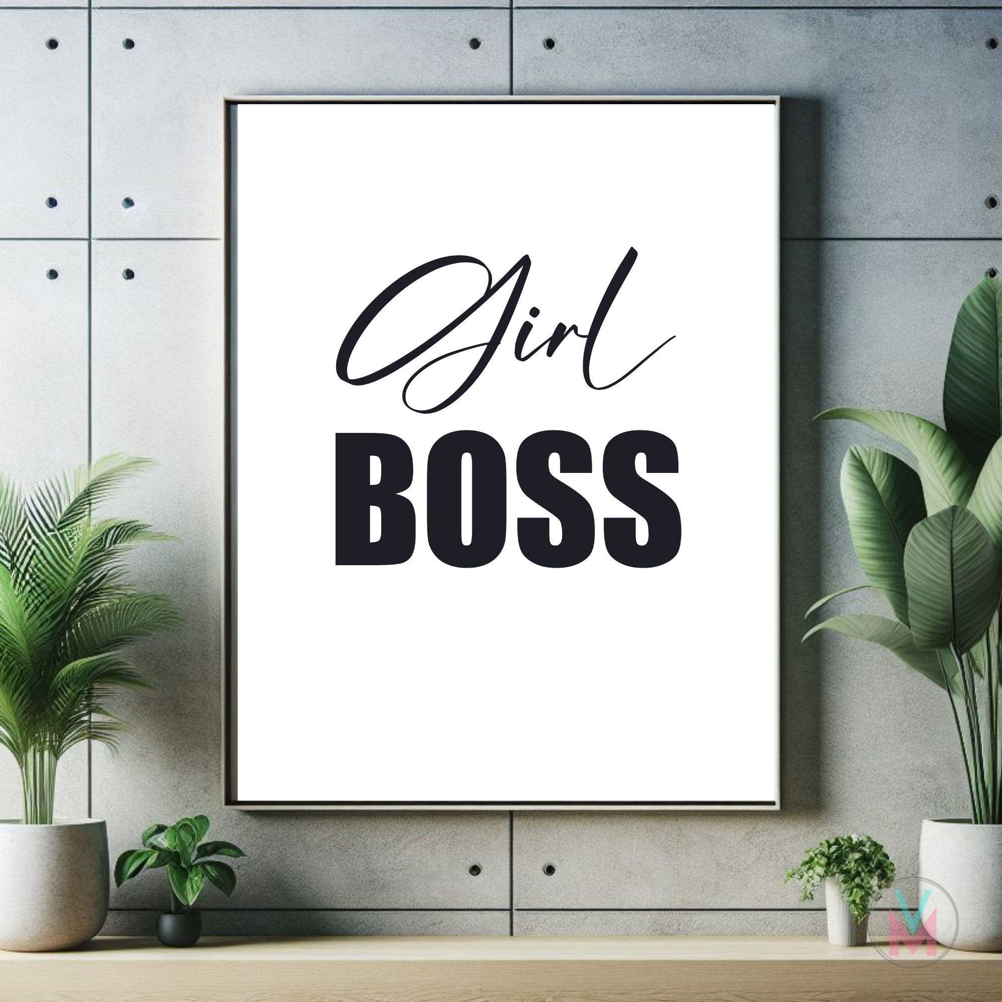 Set 3 Girl Boss Poster, Inspirational Wall Art, Printable Decor-office ...