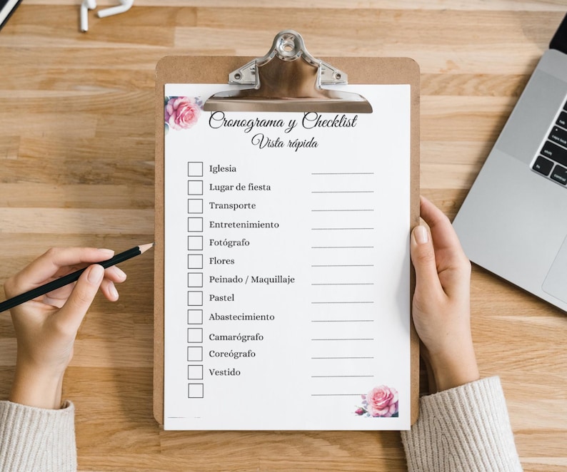 QUINCEANERA CHECKLIST. Printable Quinceañera Pink Timeline Quinceanera ...