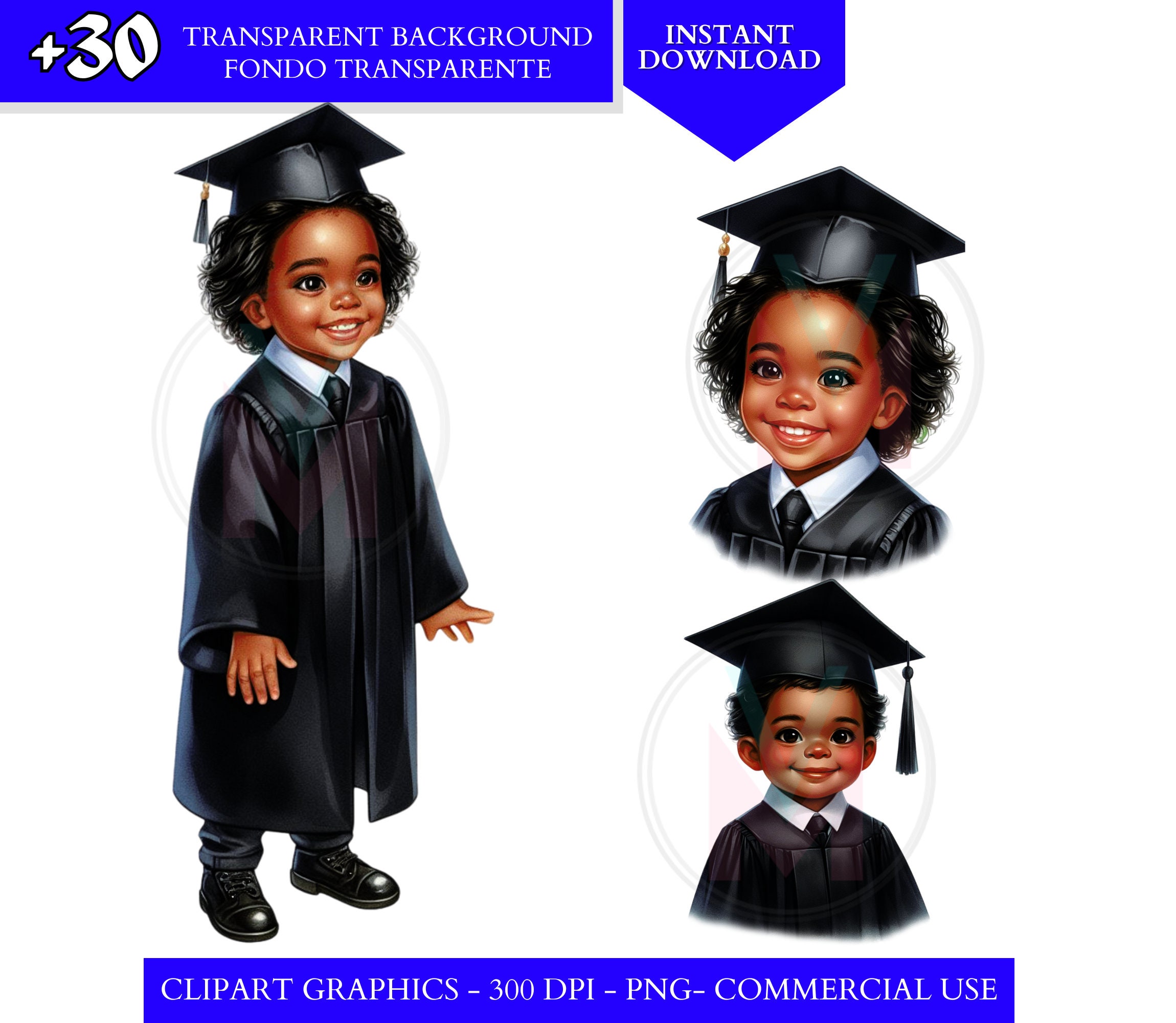 Graduation Cap Kids Clipart, Graduation Student PNG Educational Clipart ...
