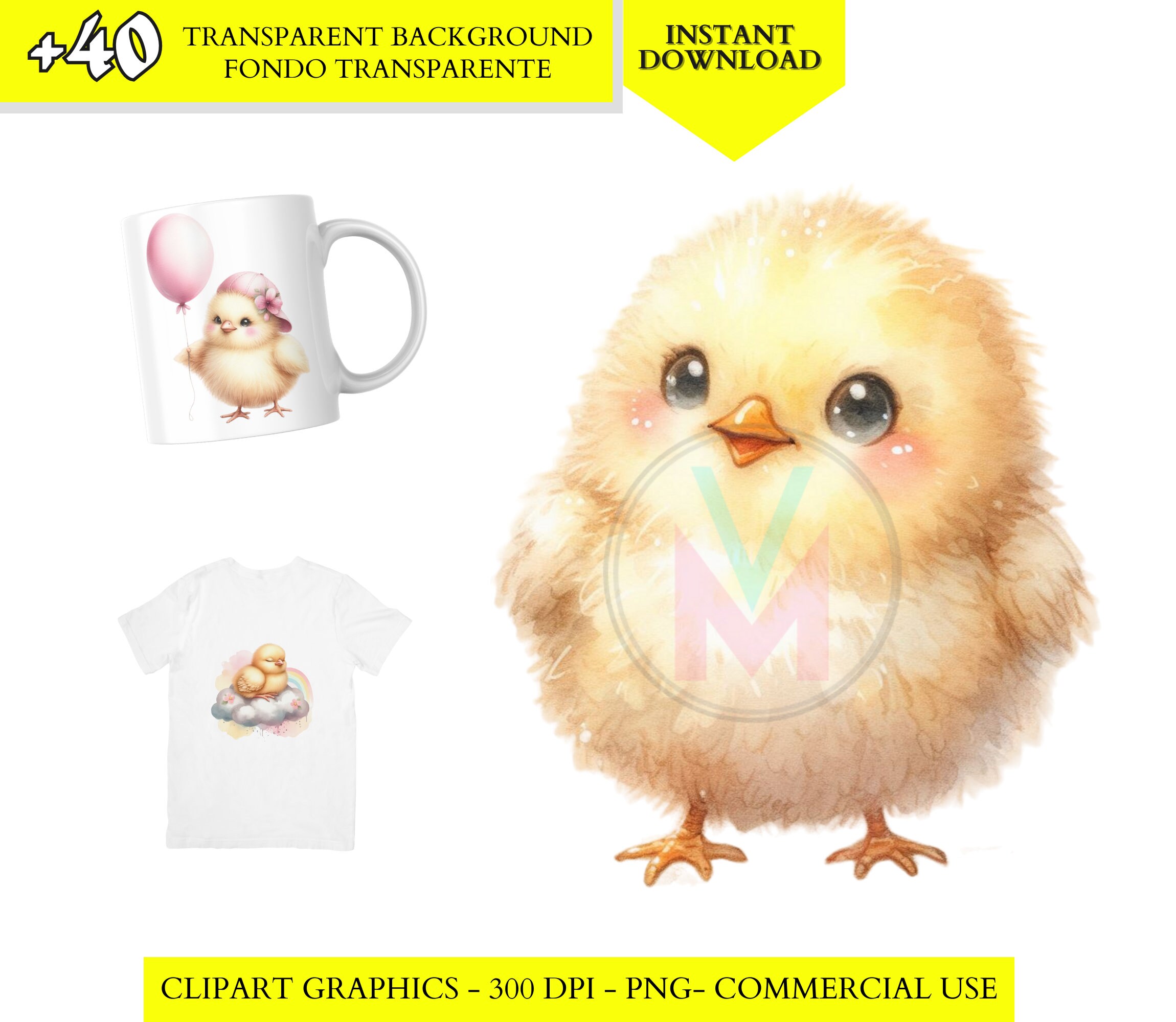 Cute Chick Clipart, Chick Png, Cute Chicken Baby Shower Graphics, Chick ...
