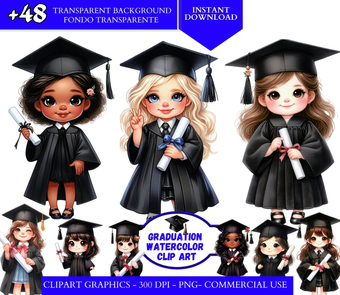 Graduation Cap Kids Clipart Graduation Cap Black PNG Educational ...