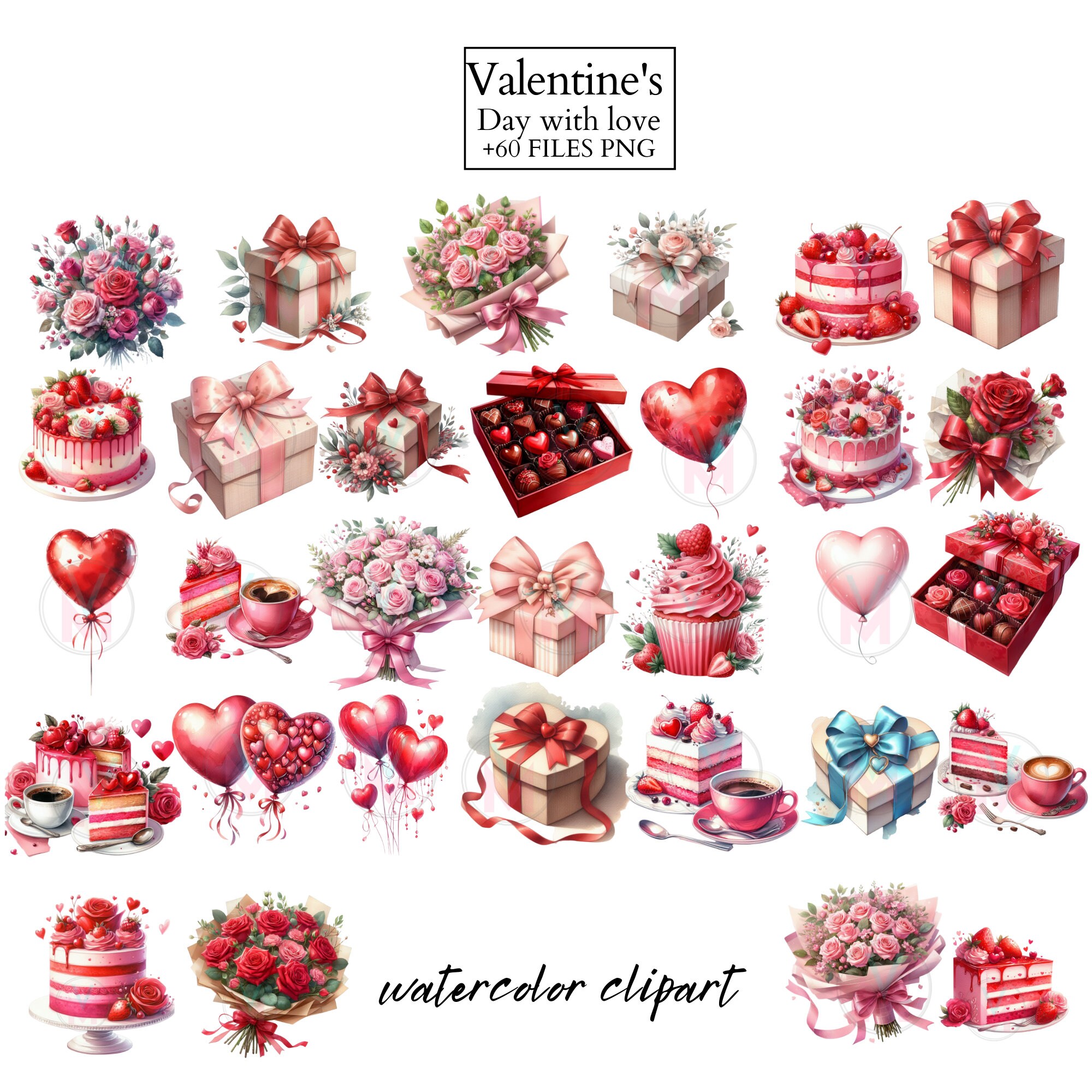 VALENTINE'S DAY Png-50 Files Png-teddy Bear Png-valentines Day Clipart ...