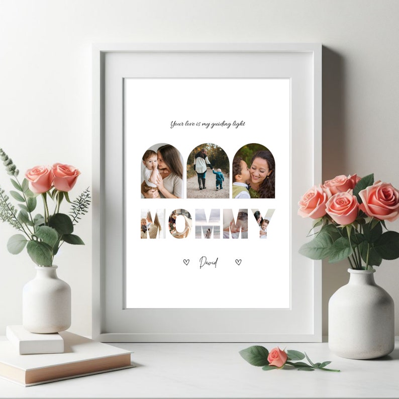 MOTHERS DAY Gifts Mom Photo Frame, EDITABLE Mom Frame, Mom Print Photos ...