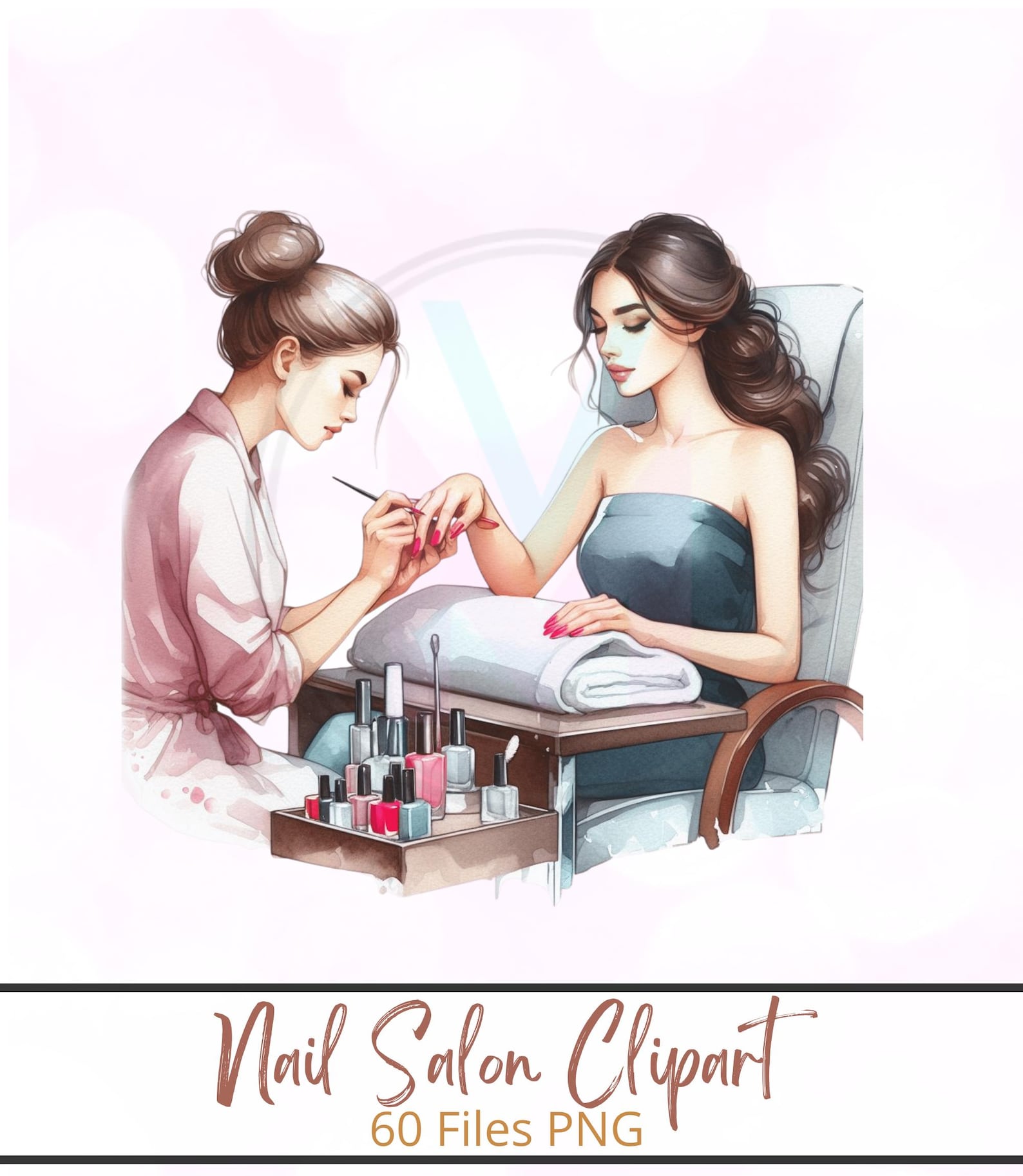 Nail Tech Clipart, 60 Nail Technician Clipart, Nail Salon PNG, Nail ...
