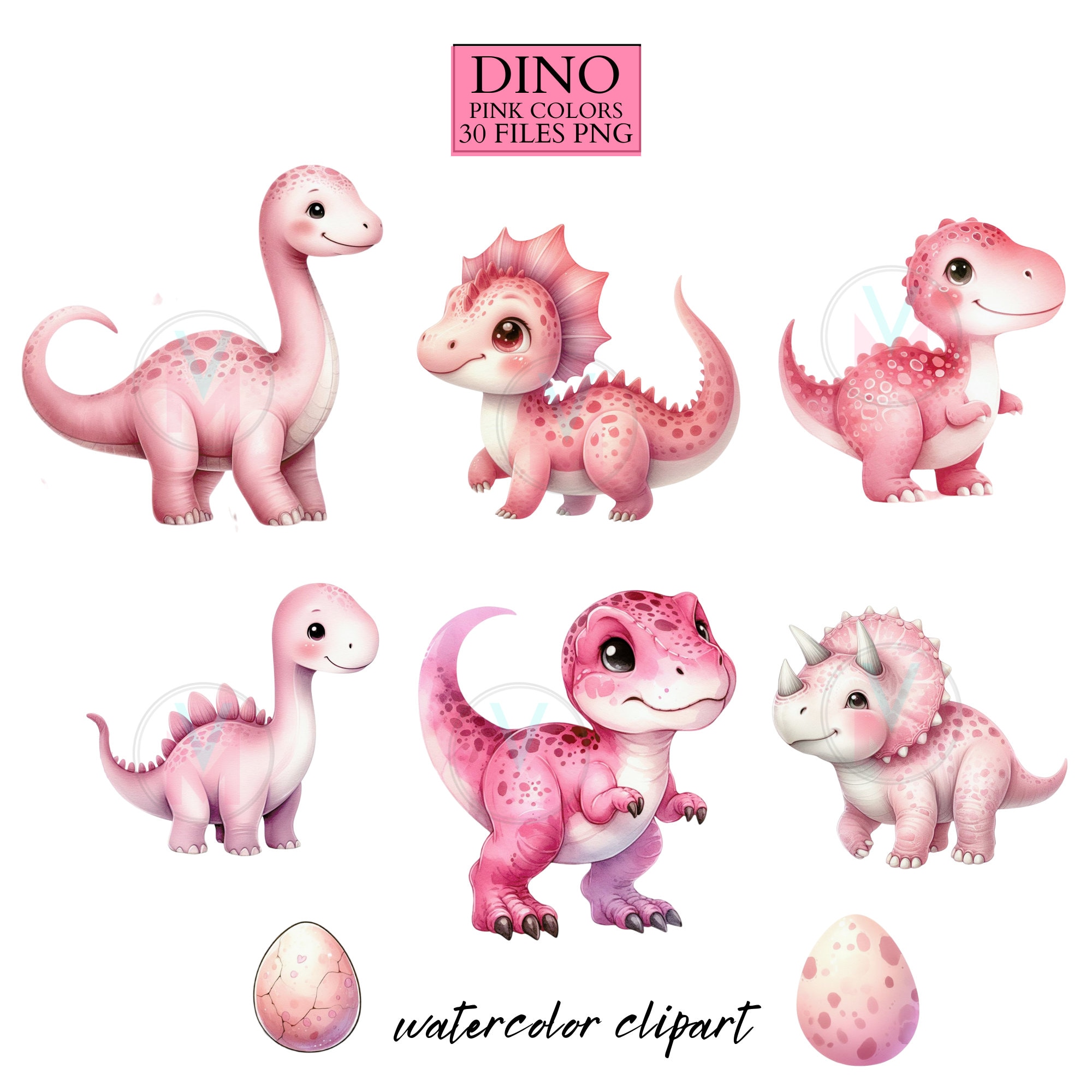 Dinosaur PINK Clipart-dinosaur Clipart-nursery Clipart PNG Dinosaur ...