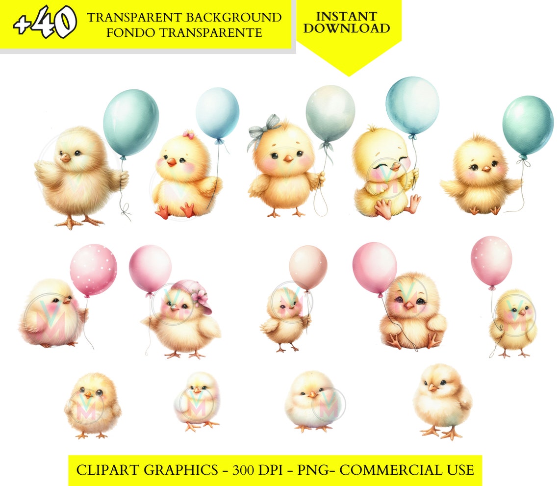 Cute Chick Clipart, Chick Png, Cute Chicken Baby Shower Graphics, Chick ...
