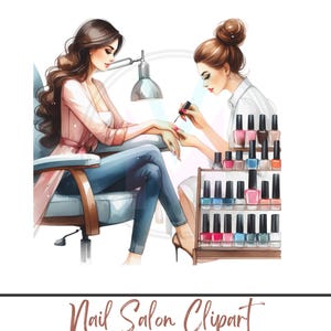 Nail Tech Clipart, 60 Nail Technician Clipart, Nail Salon PNG, Nail ...