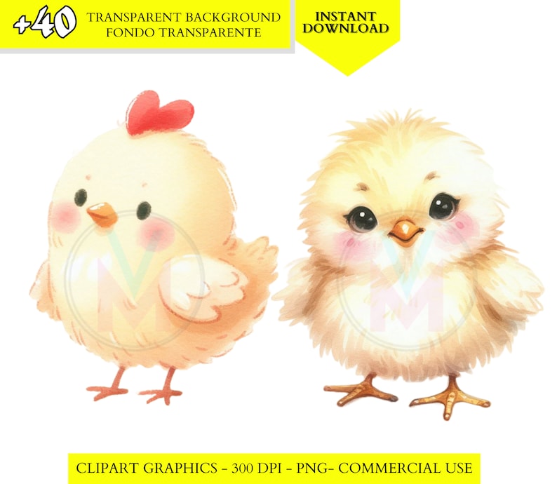 Cute Chick Clipart, Chick Png, Cute Chicken Baby Shower Graphics, Chick ...