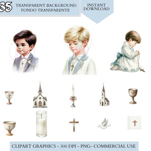 First Communion, Christian, Communion Clipart, PNG File Boys First ...