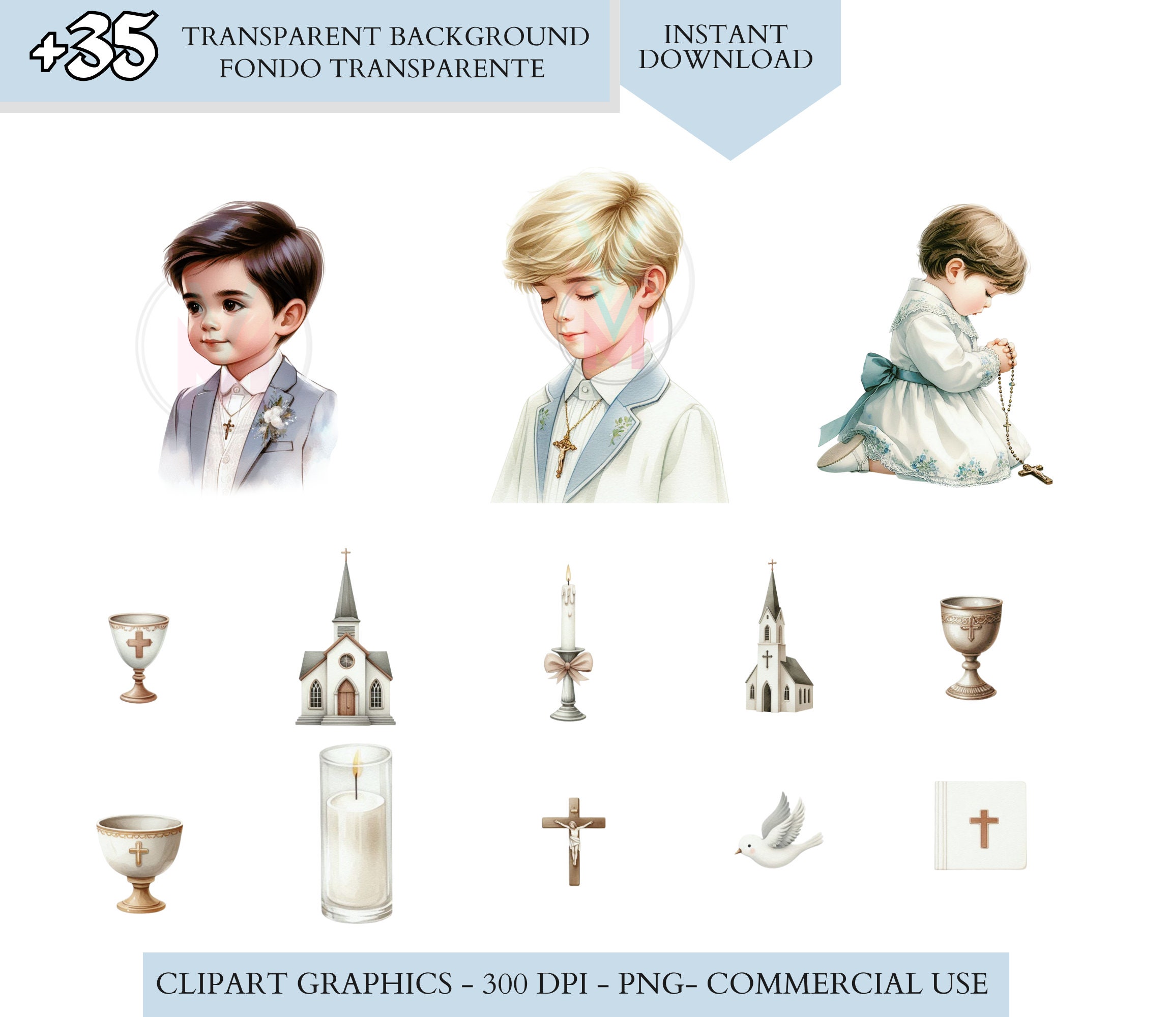 First Communion, Christian, Communion Clipart, PNG File Boys First ...