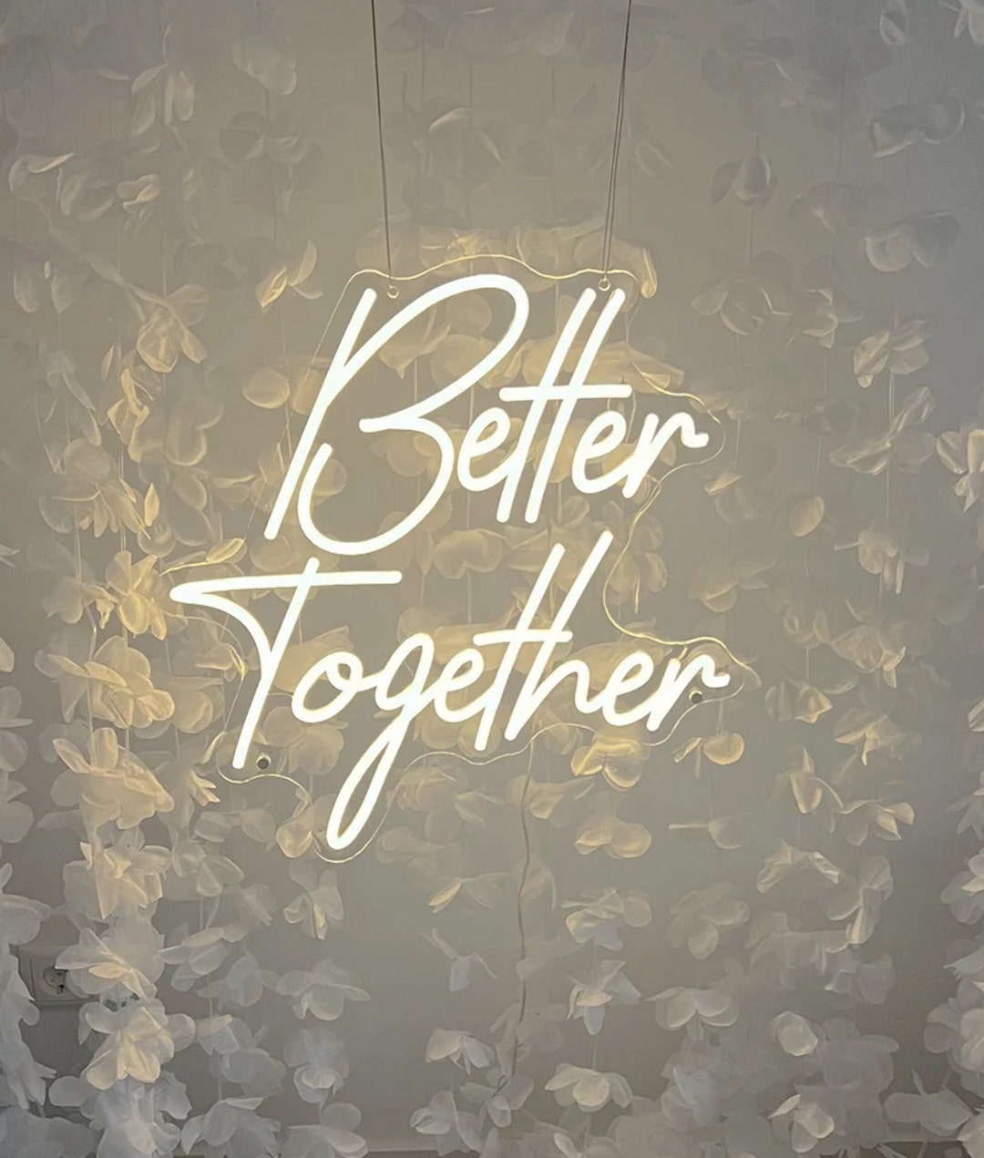 Better Together Neon Sign | Neon Signs | Battery Operated Neon Light ...