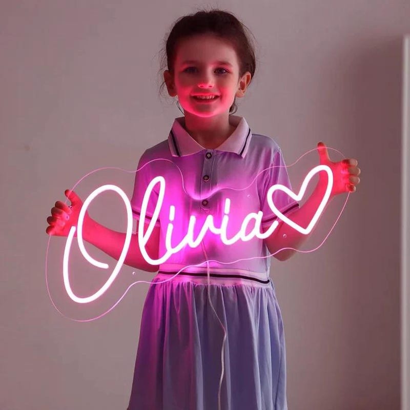 Neon Name Sign - Etsy