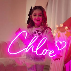 Custom Name Neon Sign for Kids | Kid Room Decor | Custom Name Sign ...
